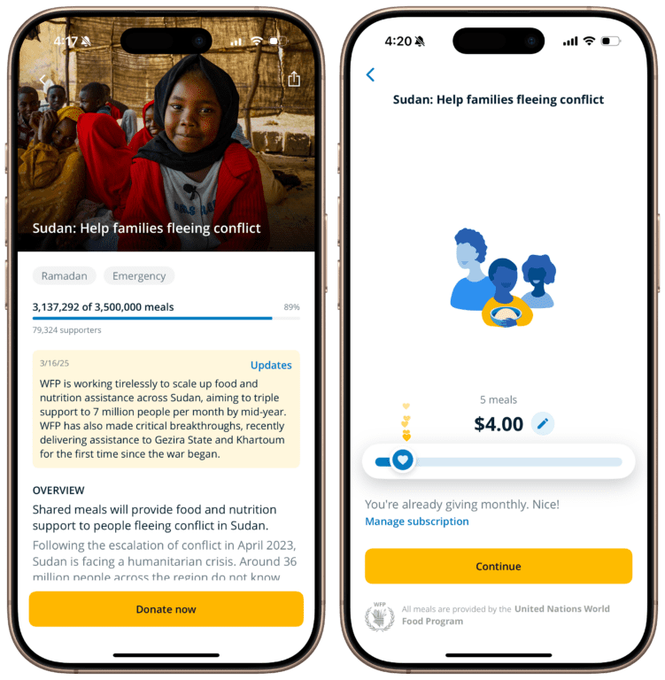 ShareTheMeal: How a Simple App Lets You Fight Hunger in Just One Tap - World Food Program USA