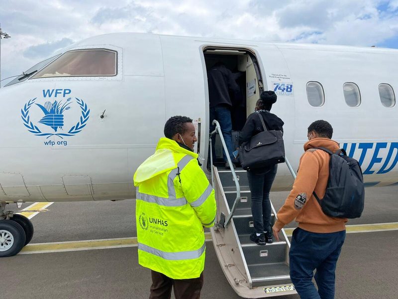 WFP Sends First Humanitarian Passenger Flight Into Tigray