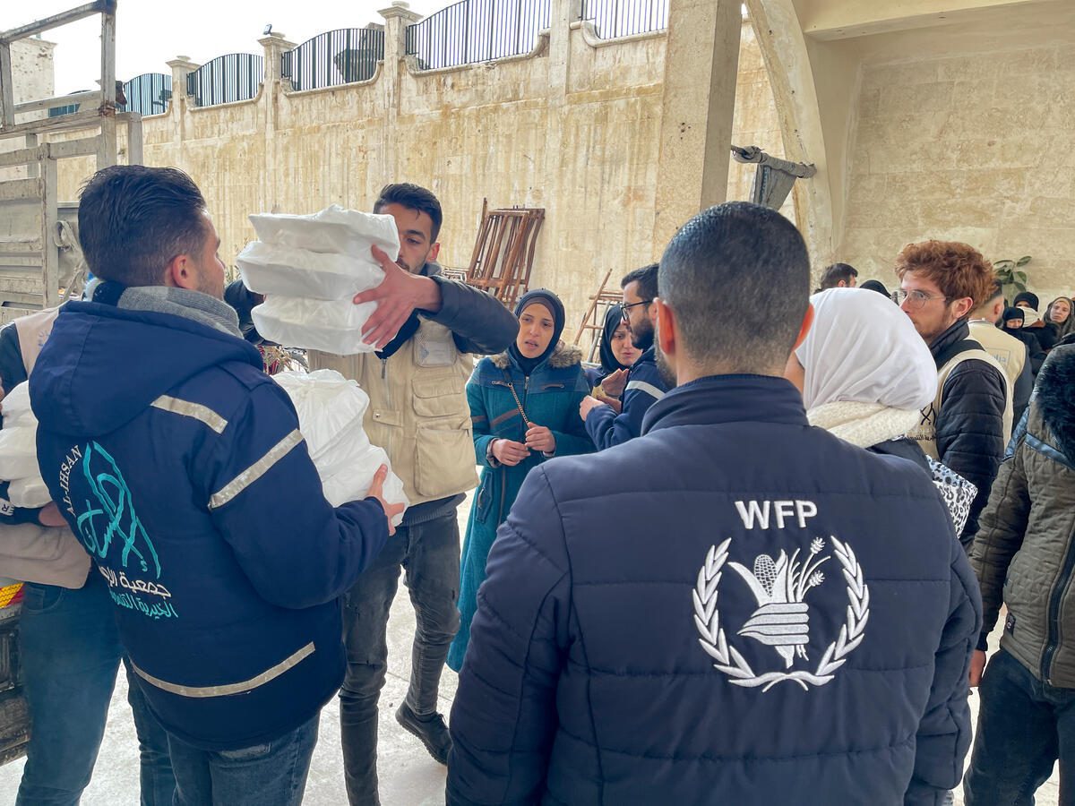 WFP Rushes Food Aid to Families in Türkiye and Syria